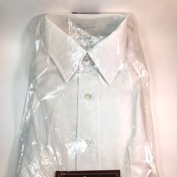 M. Epstein | Shirts | Vintage Mepstein White Dress Shirt Made In Usa ...